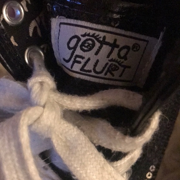 Gotta Flurt | Shoes | Dance Sneakers 65 Black Sequin Gotta Flurt Good ...